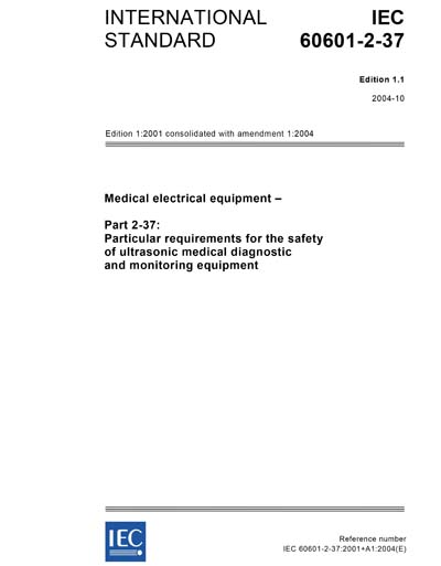 IEC 60601-2-37 Ed. 1.1 en:2004 - Medical electrical equipment - Part 2 ...