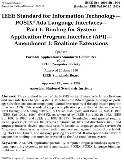 1003.5b-1996 - IEEE Standard for Information TechnologyPOSIX(r) Ada ...
