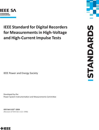 IEEE 1122-2024 - IEEE Standard for Digital Recorders for Measurements ...