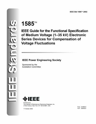 IEEE 1585-2002 (R2007) - IEEE Guide for the Functional Specification of ...