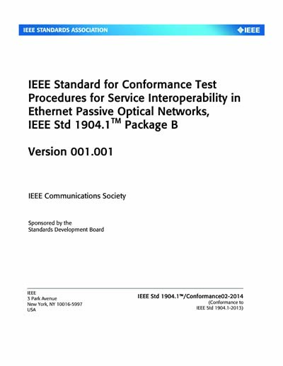 IEEE 1904.1-Conformance02-2014 - IEEE Standard for Conformance Test ...