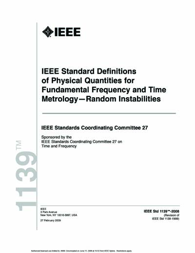 IEEE 1139-2008 - IEEE standard for broadband over power line hardware