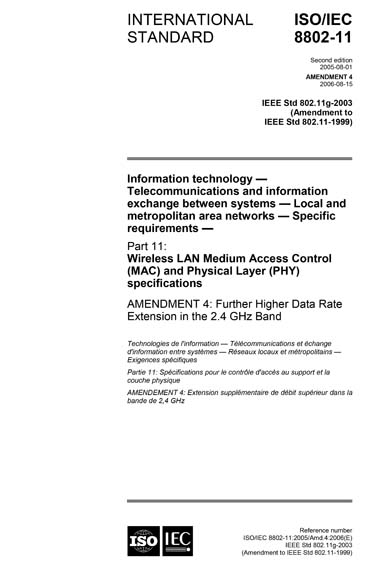 IEEE Std 8802-11:2005/Amd.4-2006 - Information technology ...