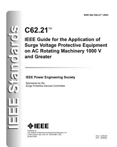 IEEE Std C62.21-2003 - Guide for the Application of Surge Voltage ...
