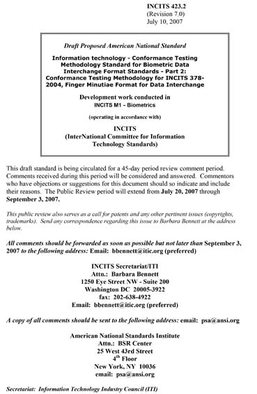 BSR INCITS 423.2-200x - Draft Standard- Information technology ...