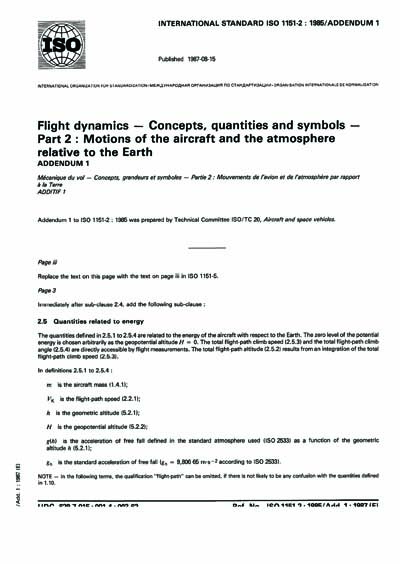 ISO 1151-2/ADD1:1987 - Addendum 1 to ISO 1151-2:1985
