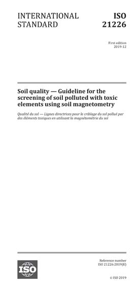 ISO 21226:2019 - Soil quality - Guideline for the screening of soil ...