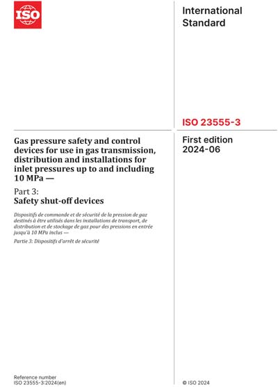 ISO 23555-3:2024 - Gas pressure safety and control devices for use in ...