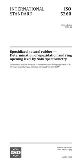 ISO 5260:2023 - Epoxidized natural rubber - Determination of ...