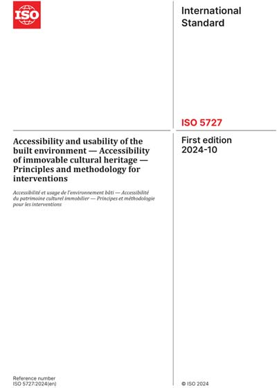 ISO 5727:2024 - Accessibility and usability of the built environment ...