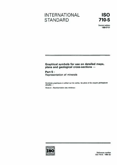 ISO 710-5:1989 - Graphical symbols for use on detailed maps, plans and ...