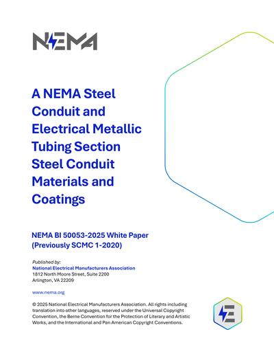 NEMA BI 50053-2025 - Steel Conduit Materials and Coatings