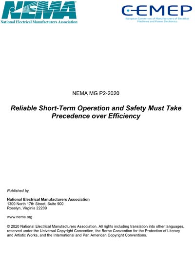NEMA MG P2-2020 - White Paper - Reliable Short-Term Operation and ...