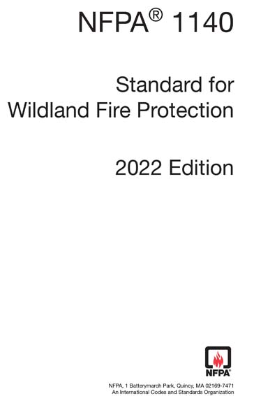 NFPA 1140-2022 - Standard for Wildland Fire Protection