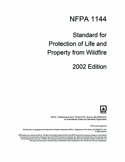 NFPA 1144-2002 - NFPA 1144: Standard for Protection of Life and ...