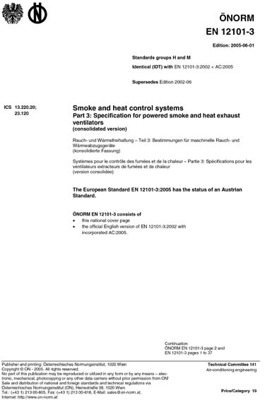 ONORM EN 12101-3:2005 - Smoke and heat control systems - Part 3 ...