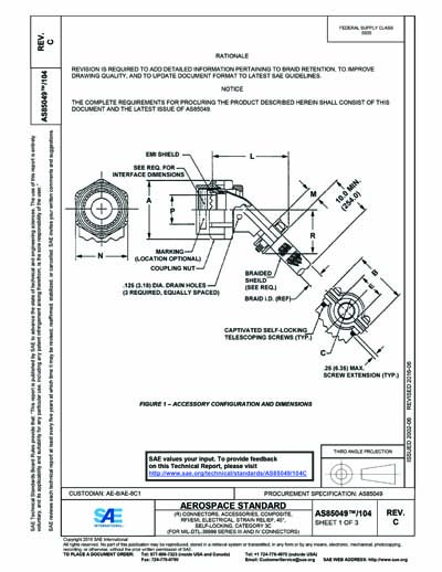 SAE AS 85049/104C-2016 (SAE AS85049/104C-2016) - CONNECTORS ...