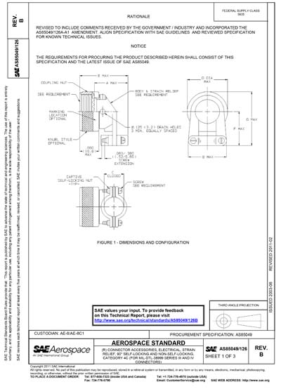 SAE AS 85049/126B-2011 (SAE AS85049/126B-2011) - Connector Accessories ...
