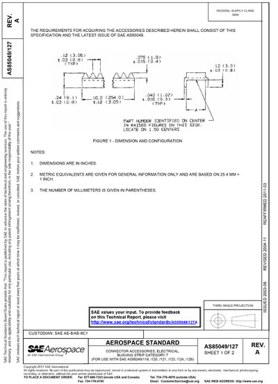 SAE AS 85049/127A-2004 (SAE AS85049/127A-2004) - Connector Accessories ...