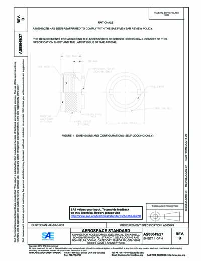 SAE AS 85049/27B-2009 (SAE AS85049/27B-2009) - Connector Accessories ...