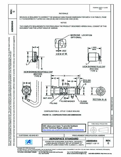 SAE AS 85049/4C-2015 (SAE AS85049/4C-2015) - CONNECTOR ACCESSORIES ...