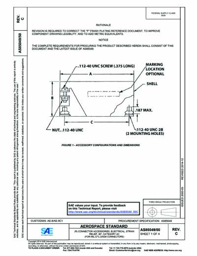 SAE AS 85049/50C-2014 (SAE AS85049/50C-2014) - CONNECTOR ACCESSORIES ...