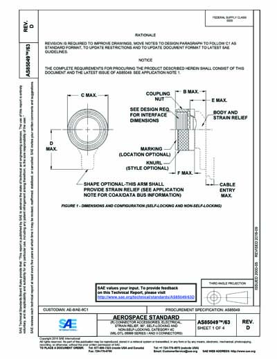 SAE AS 85049/63D-2016 (SAE AS85049/63D-2016) - CONNECTOR ACCESSORIES ...