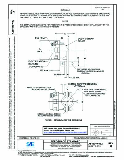 SAE AS 85049/92C-2016 (SAE AS85049/92C-2016) - CONNECTOR ACCESSORIES ...