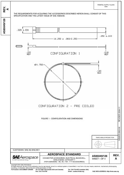 SAE AS 85049/128A-2004 (SAE AS85049/128A-2004) - Connector Accessories ...