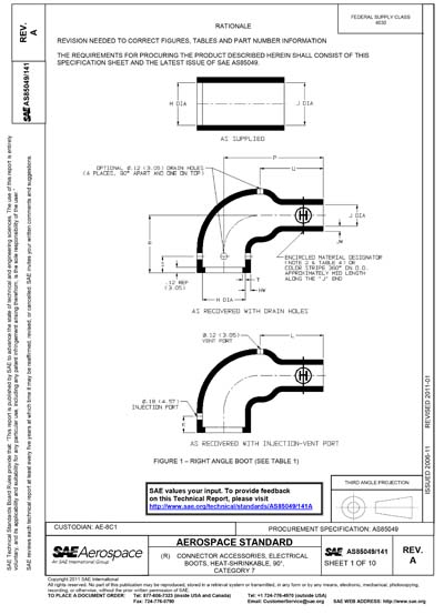 SAE AS 85049/141A-2011 (SAE AS85049/141A-2011) - Connector Accessories ...