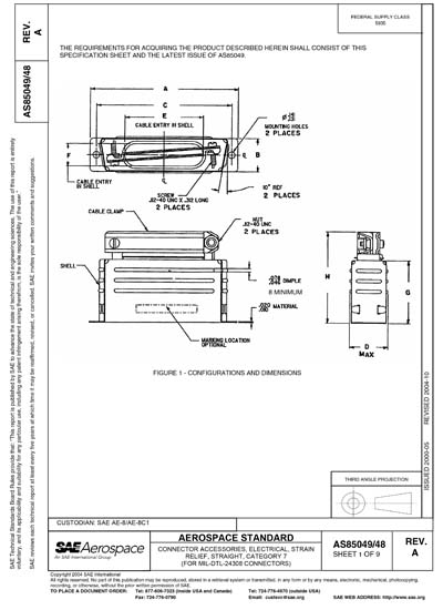 SAE AS 85049/48A-2004 (SAE AS85049/48A-2004) - Connector Accessories ...