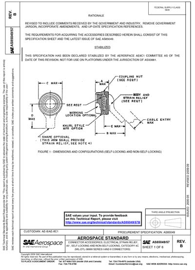 SAE AS 85049/57B-2009 (SAE AS85049/57B-2009) - Connector Accessories ...