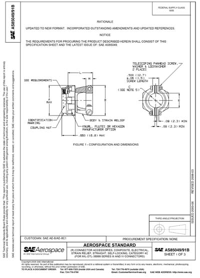 SAE AS 85049/91B-2008 (SAE AS85049/91B-2008) - Connector Accessories ...
