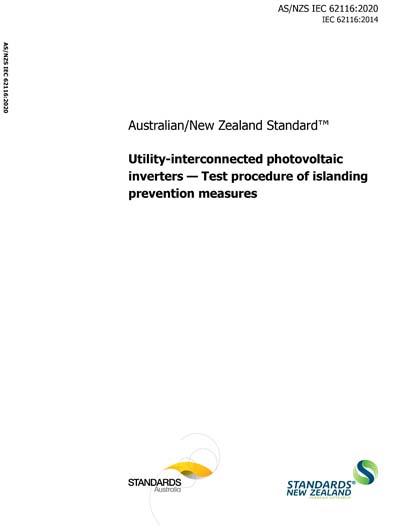 AS/NZS IEC 62116:2020 - Utility-interconnected photovoltaic inverters ...