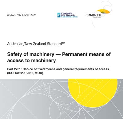 AS/NZS 4024.2201:2024 - Safety of machinery - Permanent means of access ...