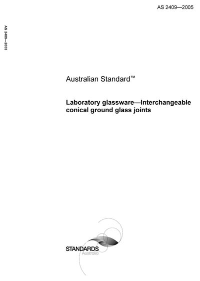 AS 2409-2005 - Laboratory glassware - Interchangeable conical ground ...