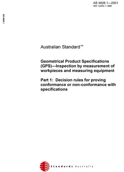 AS 4826.1-2001 - Geometric Product Specifications (GPS) - Inspection by ...