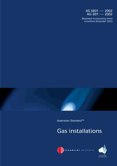 AS 5601-2002 (AG 601-2002) - Gas installations (FOREIGN STANDARD)