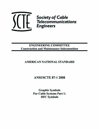 ANSI/SCTE 87-1 2008 - Graphic Symbols for Cable Telecommunications Part ...