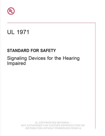 UL 1971 Ed. 3-2002 - Standard for Signaling Devices for the Hearing ...