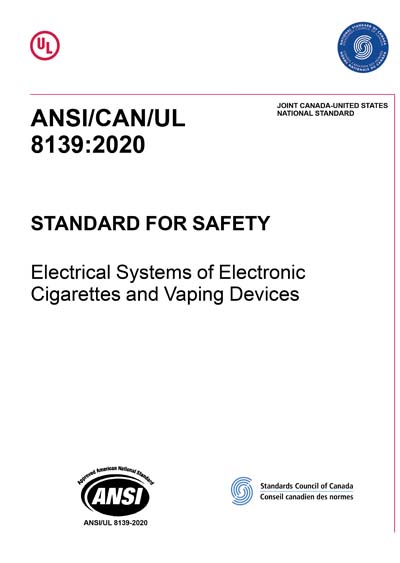 UL 8139 Ed. 1-2018 - Standard for Electrical Systems of Electronic ...